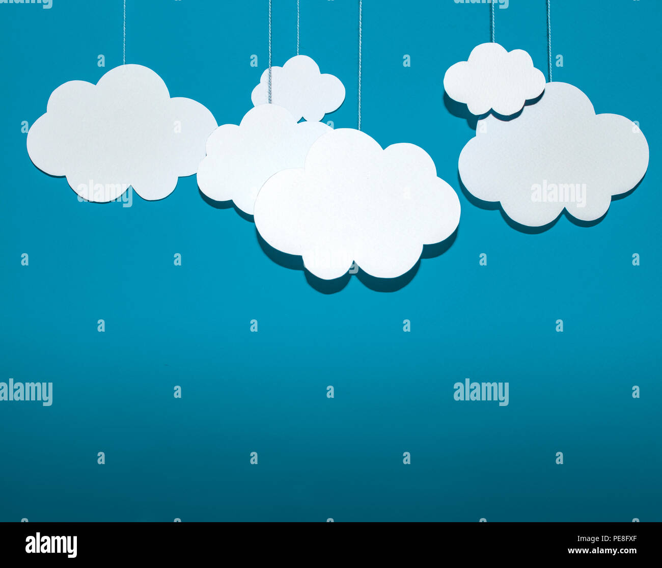 Clouds of paper, for concepts, background or show ideas Stock Photo - Alamy