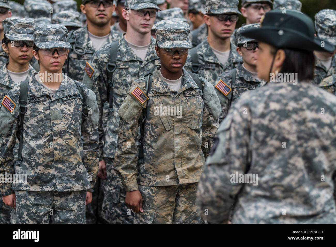 After marching into the Victory Tower complex located of Fort Jackson ...