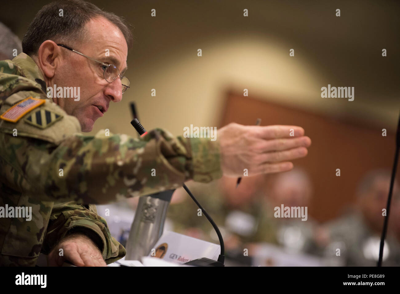 Army Gen. Robert Abrams, commander, Army Forces Command, shown at the ...