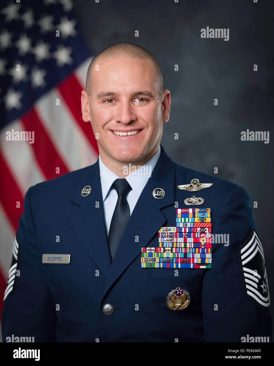 Official portrait, uncovered, of Senior Enlisted Leader, Joint Base ...