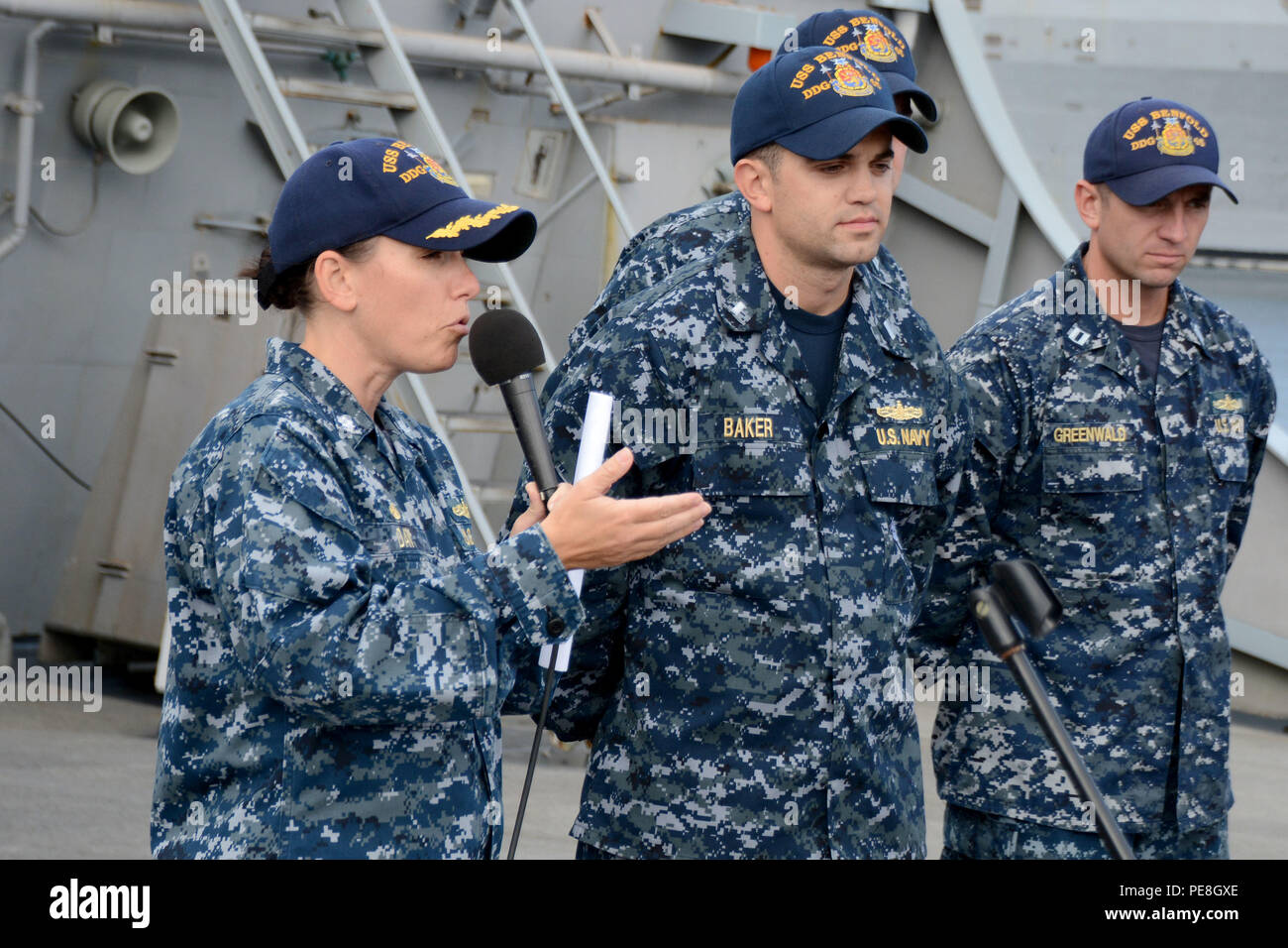 151029-N-XN177-167 YOKOSUKA, Japan (October 29, 2015) – Cmdr. Michele ...