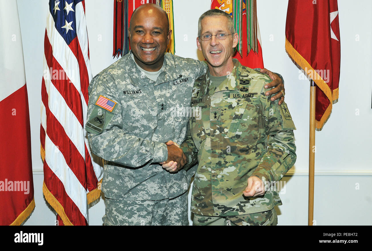 From left, Maj. Gen. Darryl A. Williams , U.S. Army Africa Commanding ...