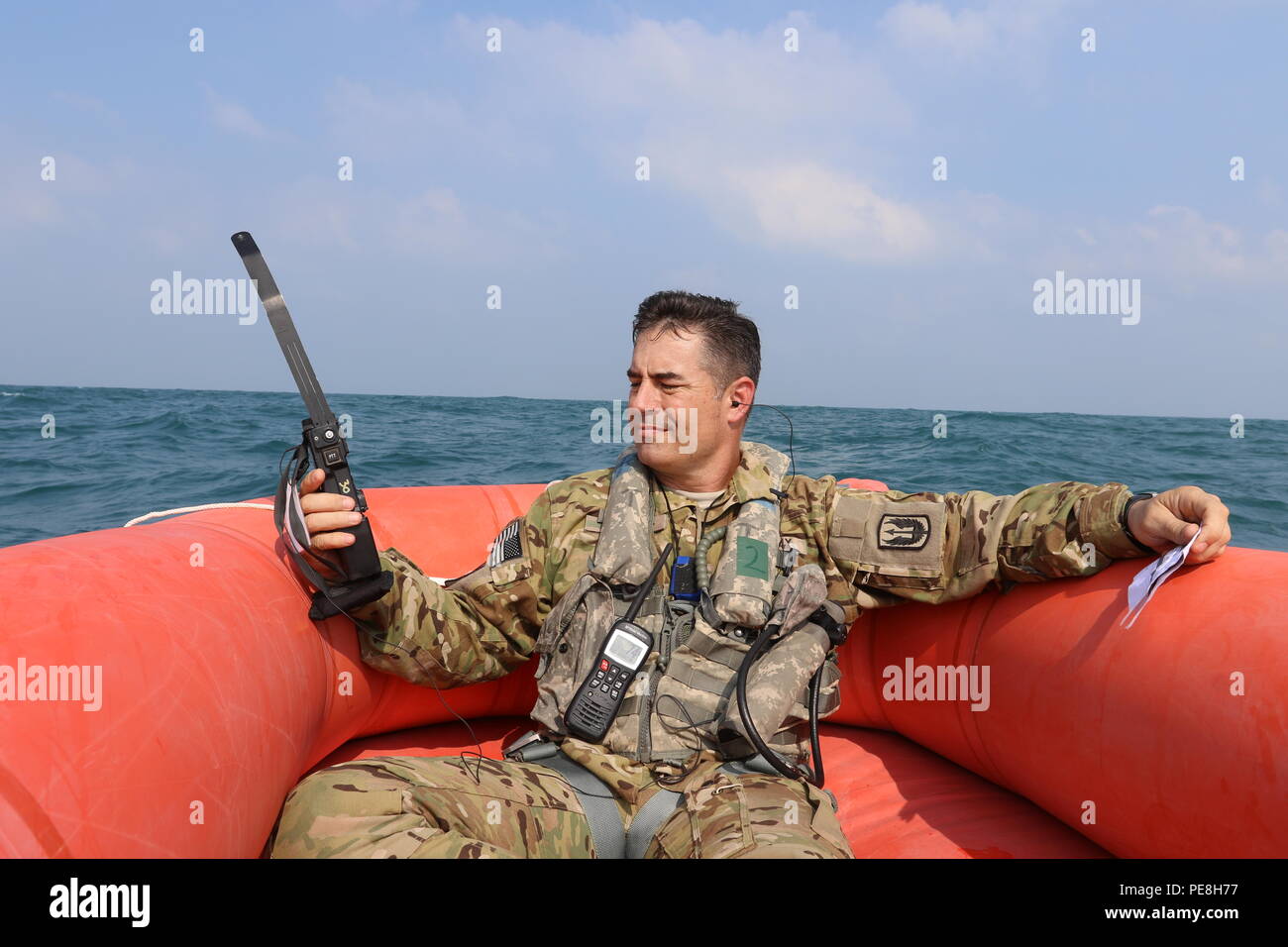 Chief Warrant Officer 5 Donald Dukes, a pilot from the 185th Theater ...
