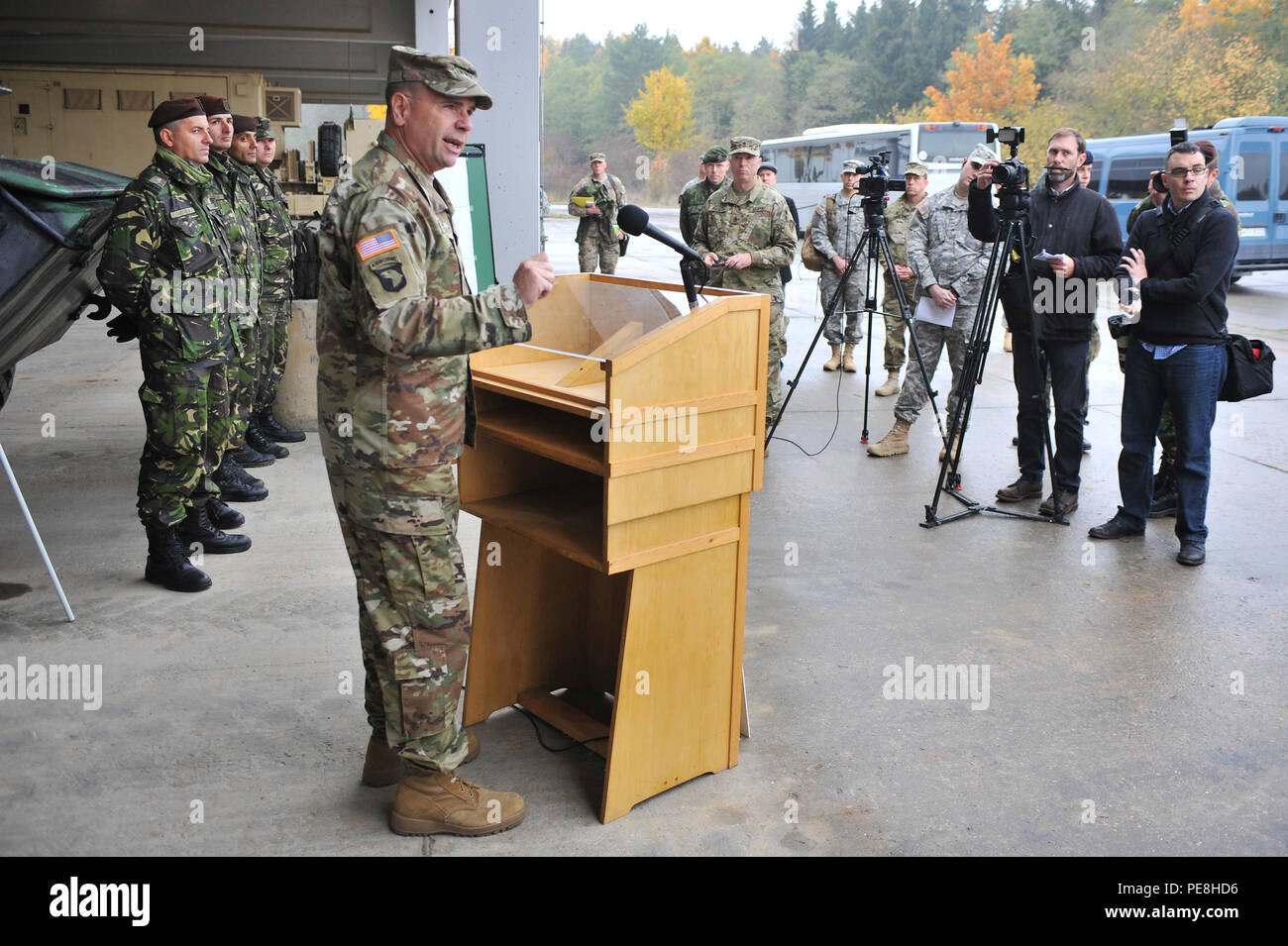 U.S. Army Lt. Gen. Ben Hodges, Commanding General of U.S. Army Europe ...
