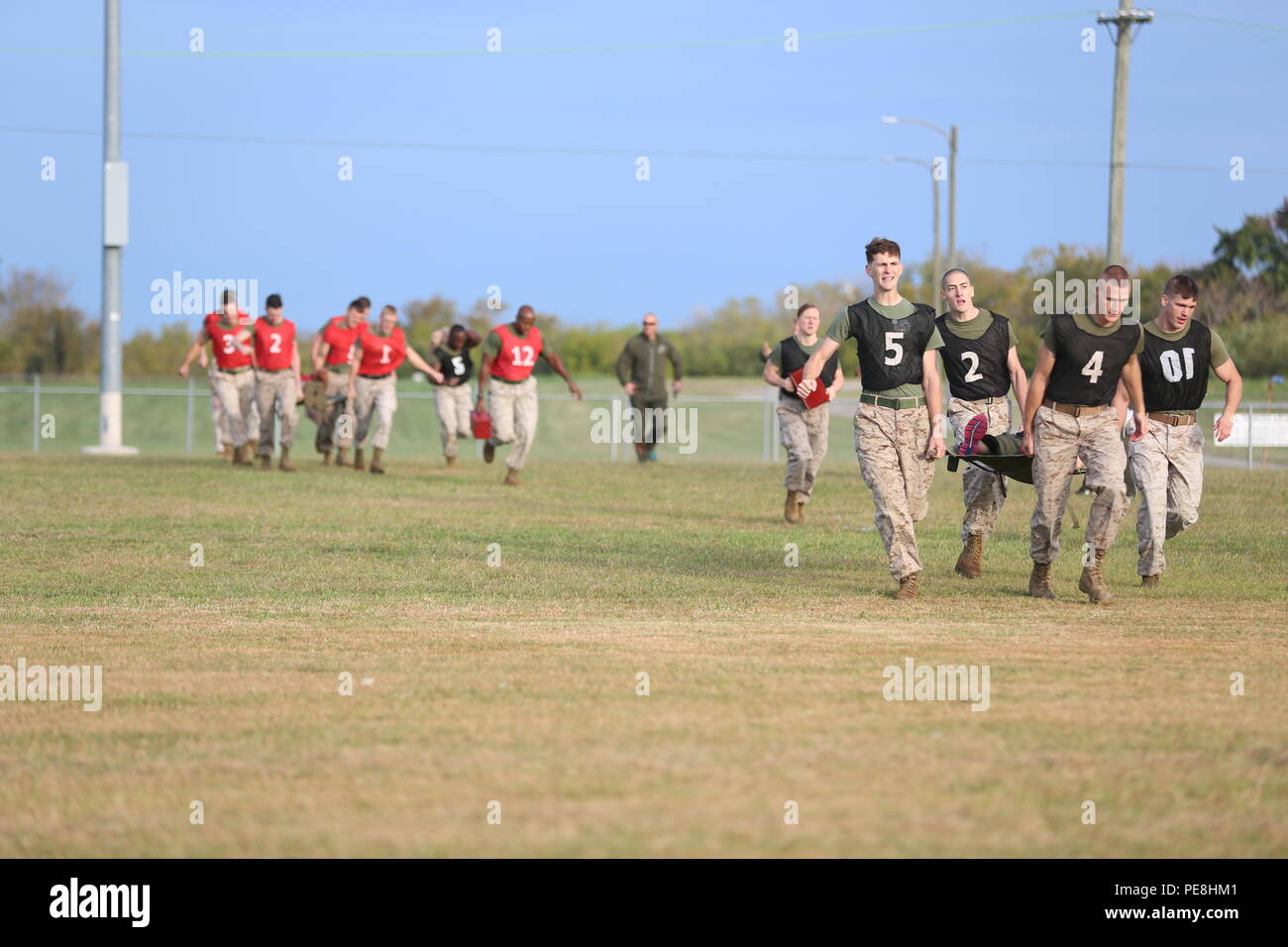 Marine Corps Forces Command outrun the competition during the stretcher ...