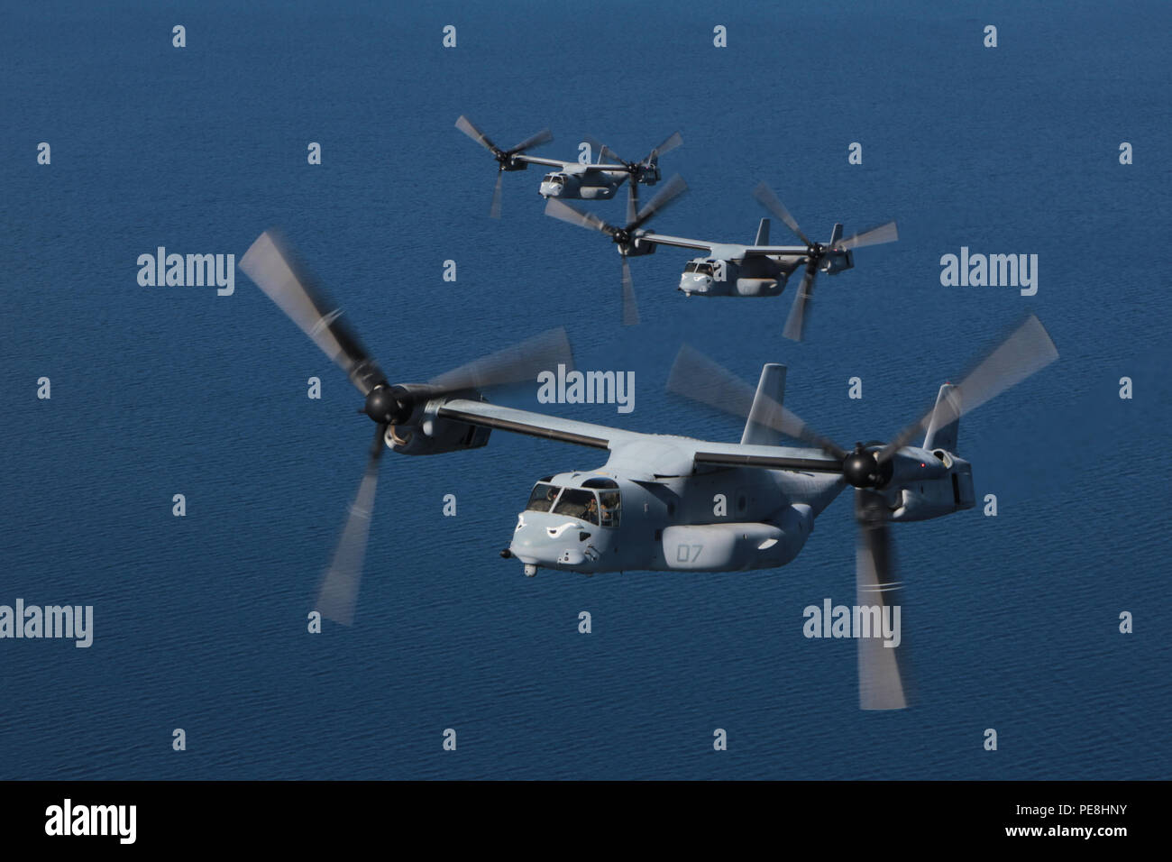 U.S. Marine Corps MV-22B Osprey aircraft from Marine Medium Tiltrotor ...