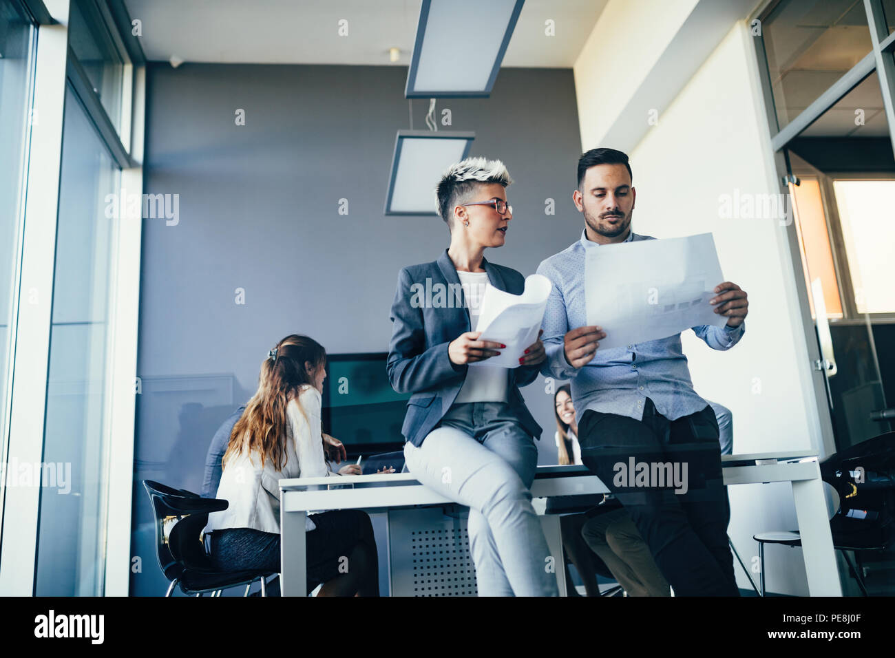 Office partner portrait hi-res stock photography and images - Alamy