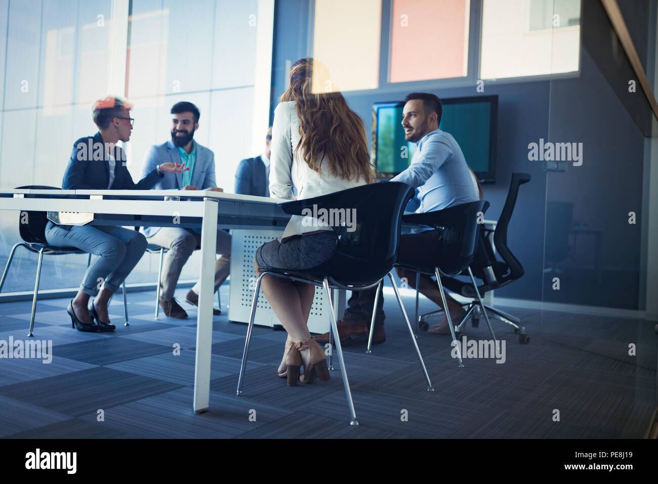Construction company group of people hi-res stock photography and ...