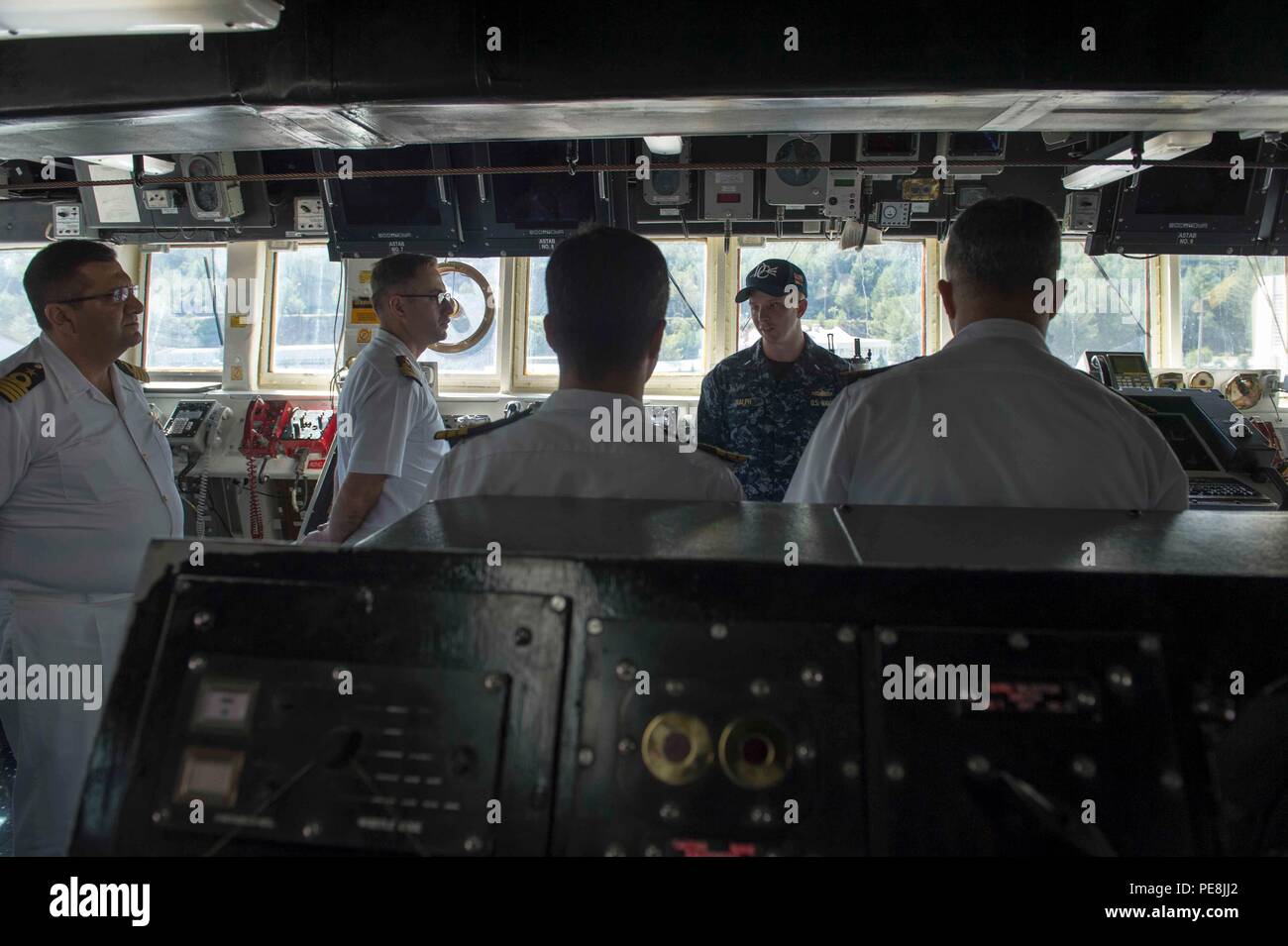 151031-N-TC720-263 AKSAZ, Turkey (Oct. 31, 2015) Lt. j.g. Shane Ralph ...