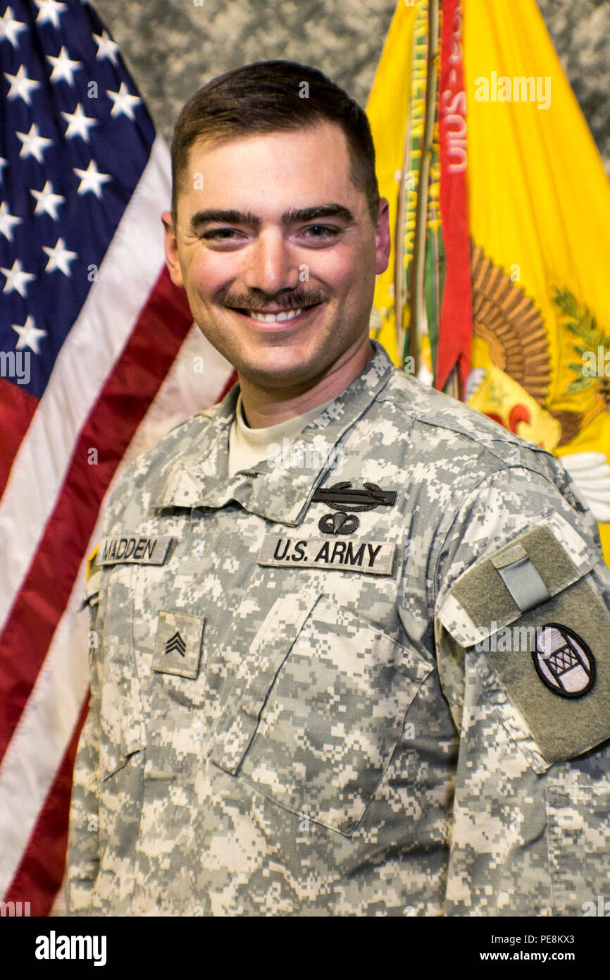 Sgt. James Madden, an infantryman and operations noncommissioned ...