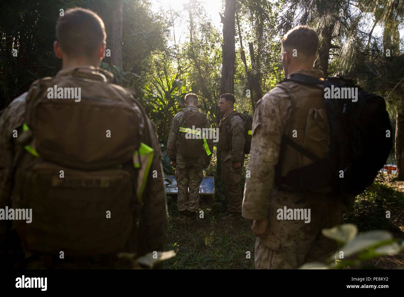 Sgt. Codi R. Quevedo reads aloud the story of a Medal of Honor ...