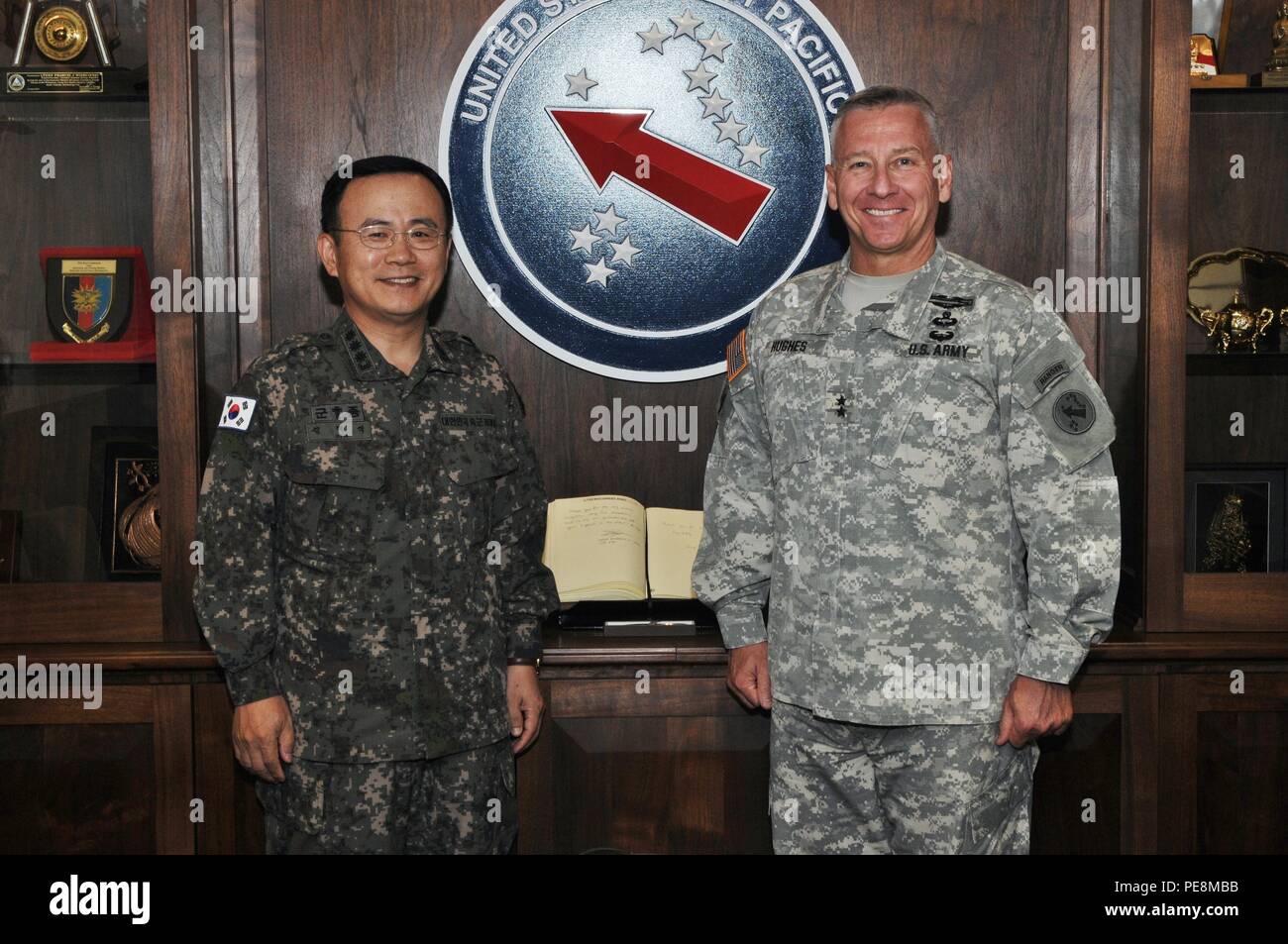 Republic of Korea Army Chaplain (Col.) Taesik Kim (left), and U.S. Army ...