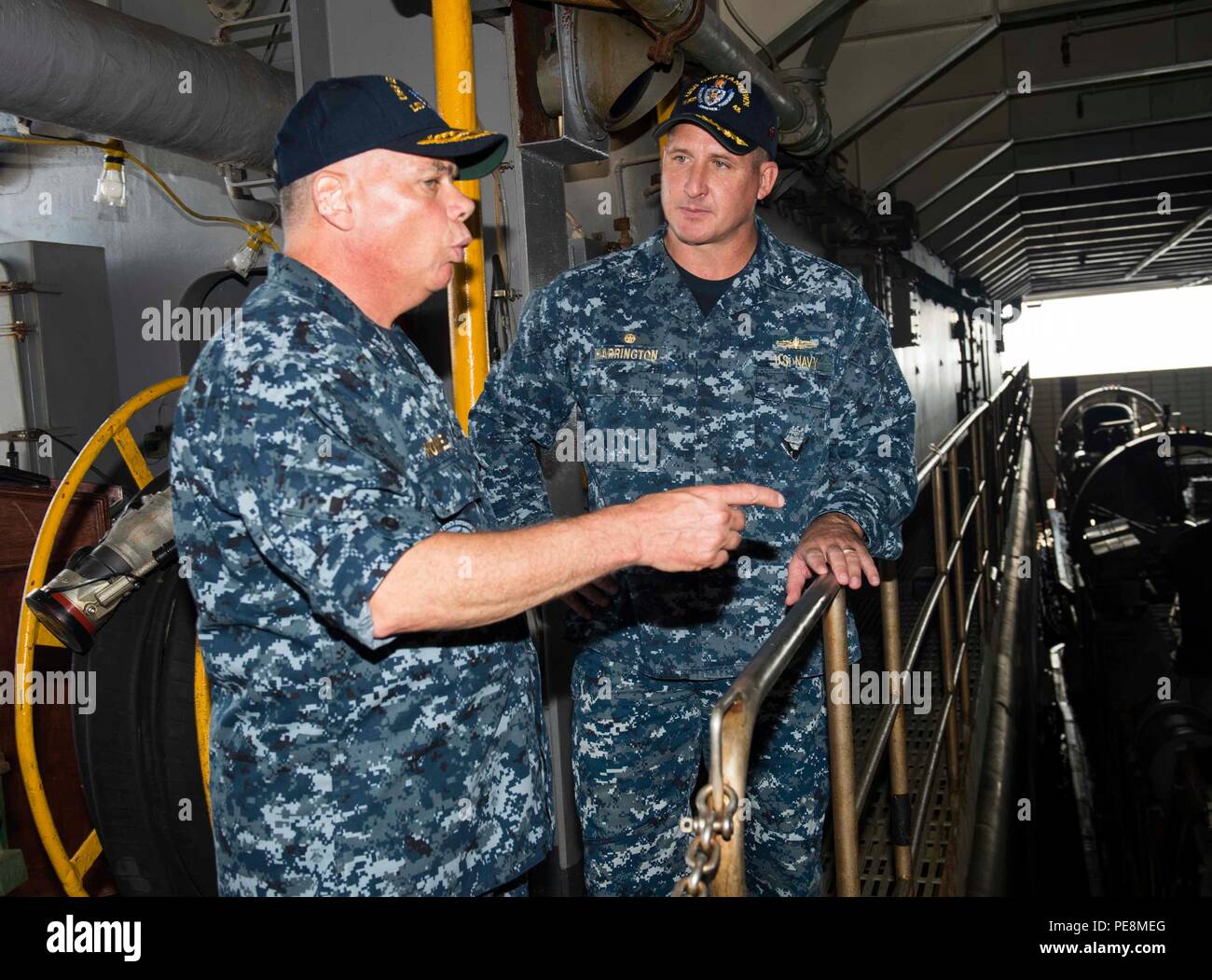 151030-N-SU278-002 WHITE BEACH, Japan – Rear Adm. John B. Nowell, Jr ...
