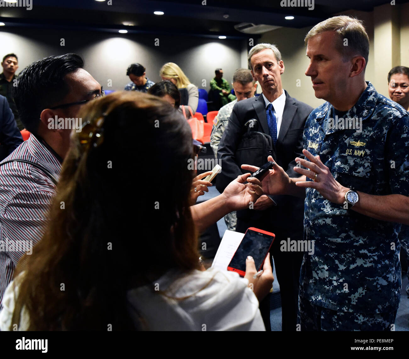 Rear Adm.l (Lower Half) Charles Williams, Commander, Task Force 73 ...