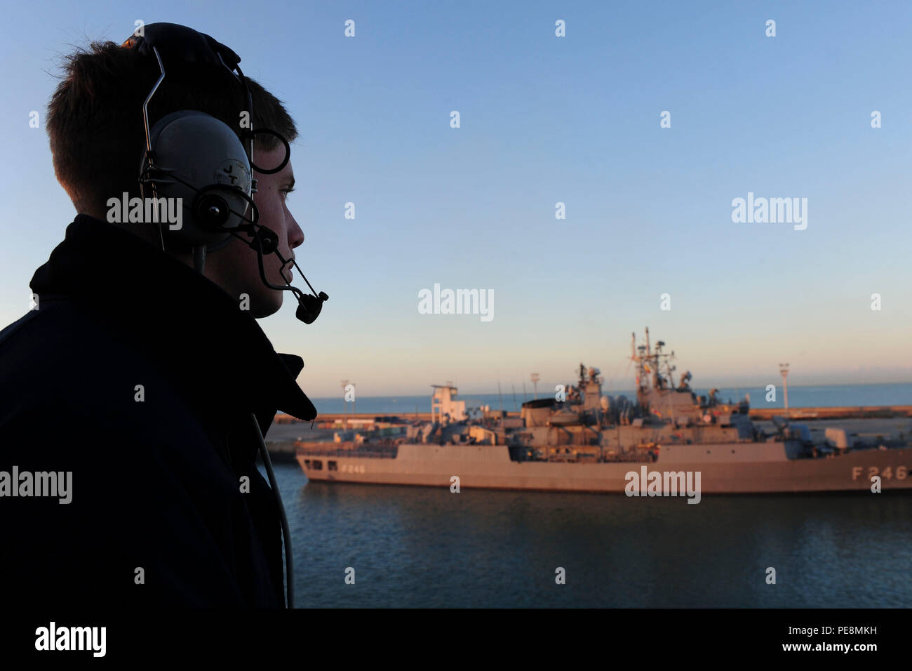 151029-N-FI568-005 ROTA, Spain (Oct. 29, 2015) – Quartermaster Seaman ...