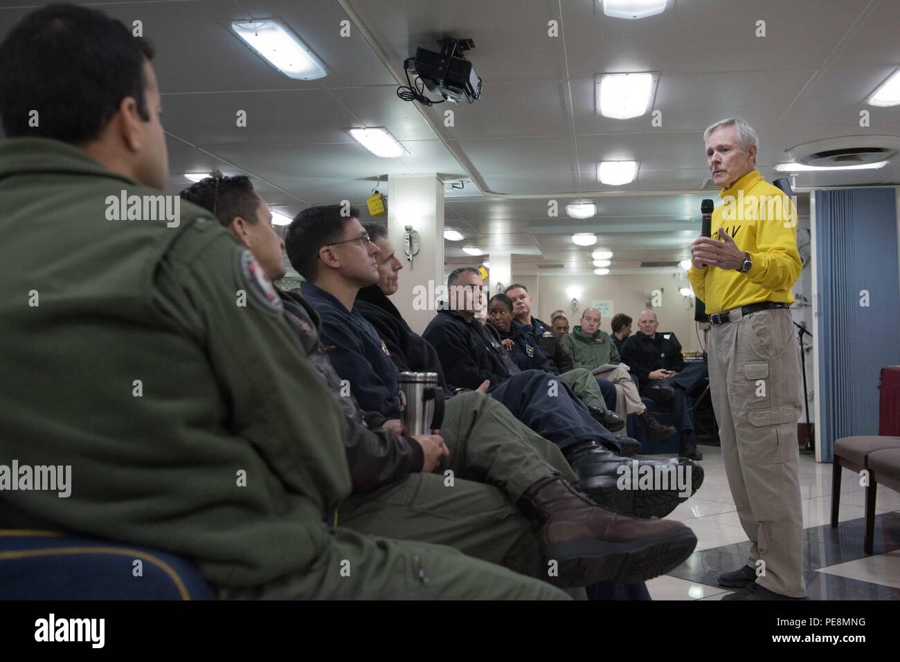 151031-N-LV331-001 PACIFIC OCEAN (Oct. 31, 2015) Secretary of the Navy ...