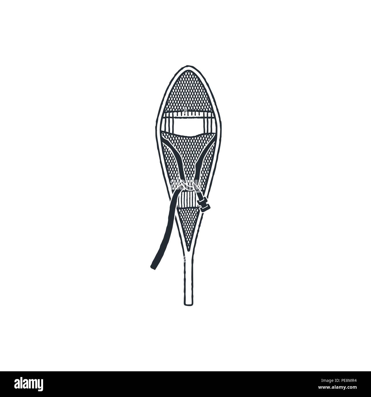 Snowshoes old Stock Vector Images - Alamy