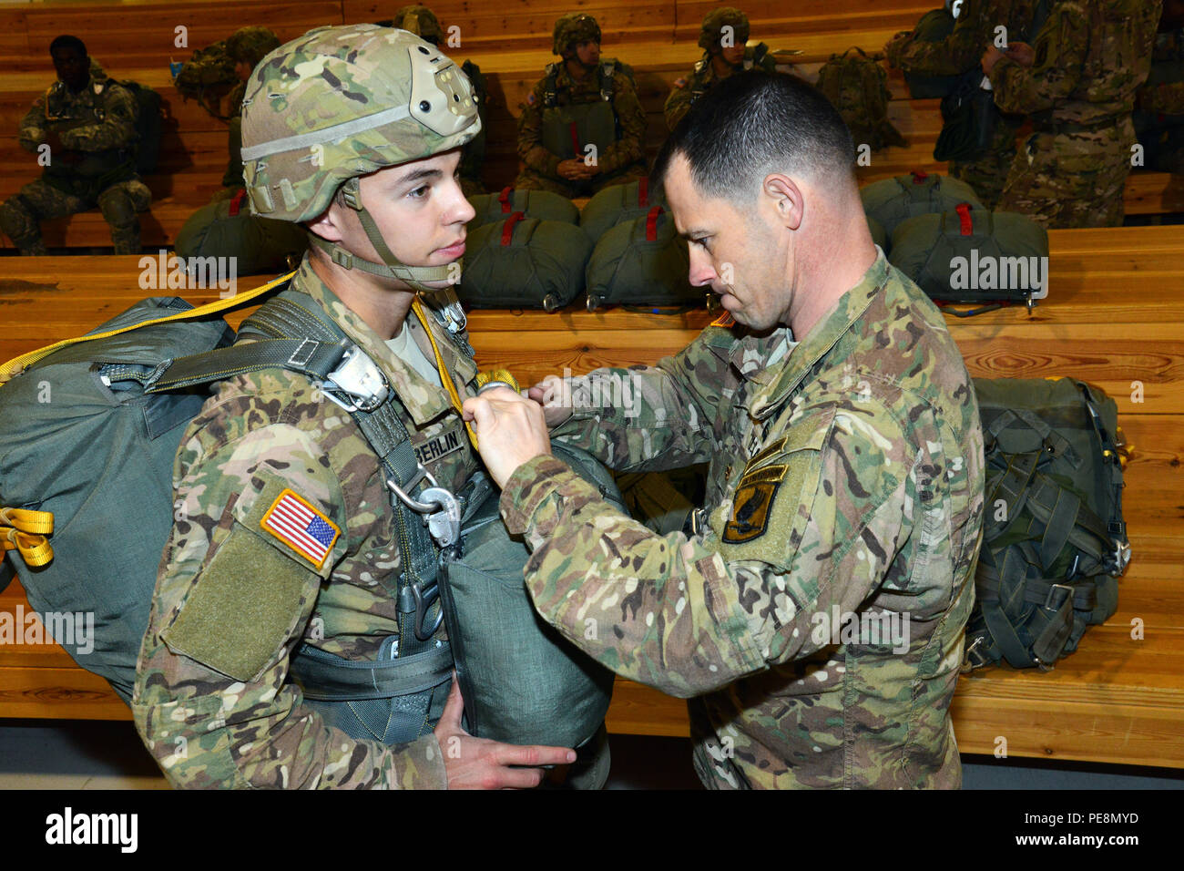 Chaplain Maj. Ralph D. Nab, brigade chaplain, assigned to the HHC ...