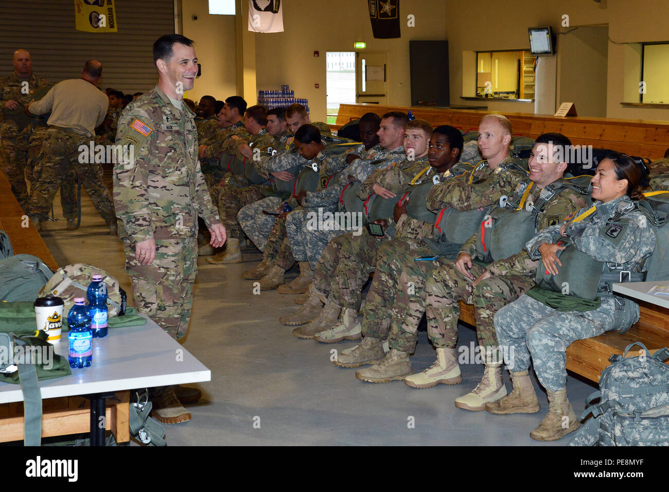 Chaplain Maj. Ralph D. Nab, brigade chaplain, assigned to the 173rd ...