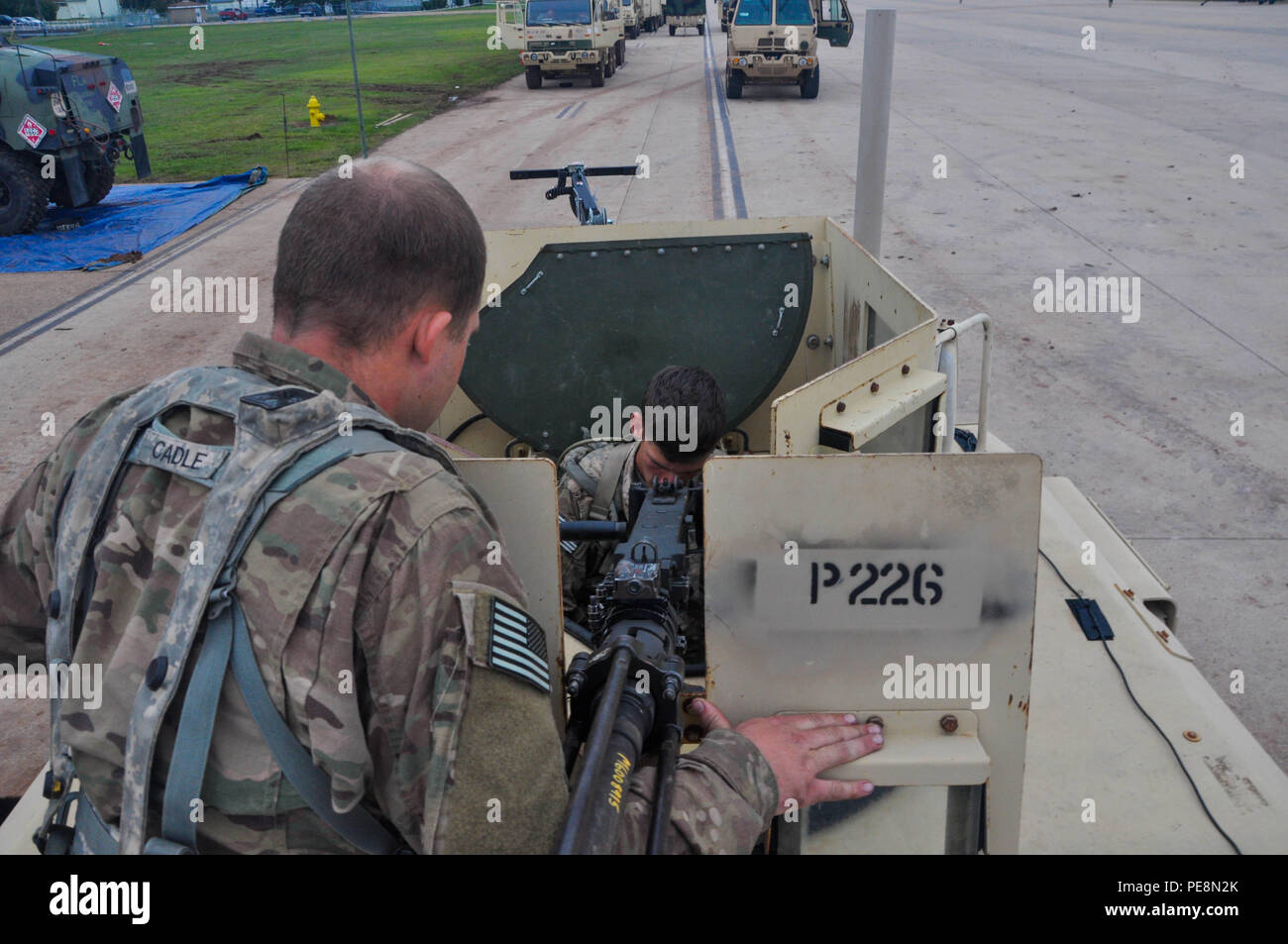 Two Soldiers with 2nd Assault Helicopter Battalion, 82nd Combat ...