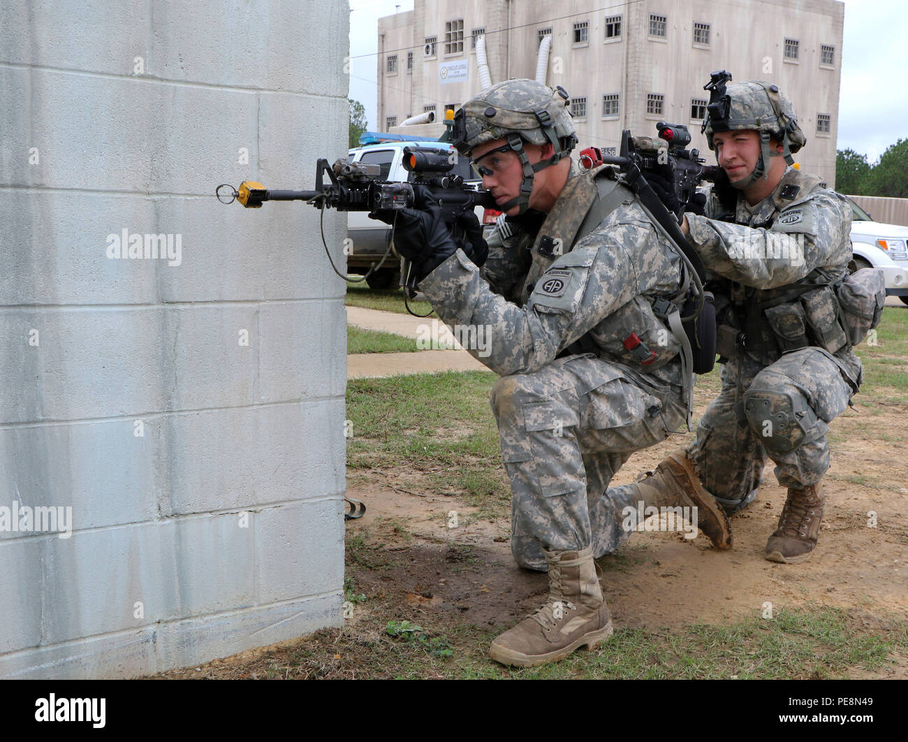 Pfc. Jonathan Vaupel (left), a combat medic assigned to 2nd Battalion ...