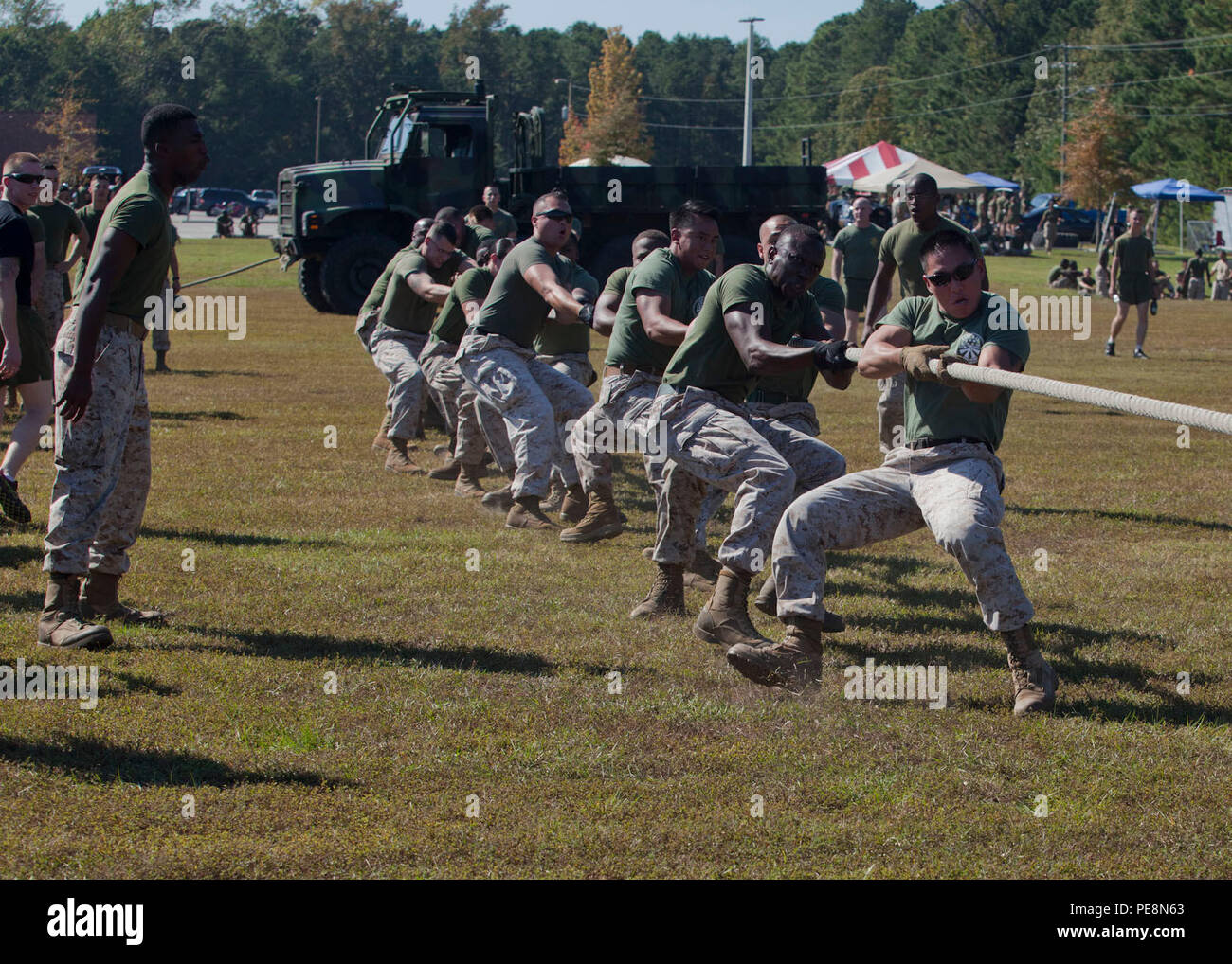 U.S. Marines from Personnel Administration School, Marine Corps Combat ...