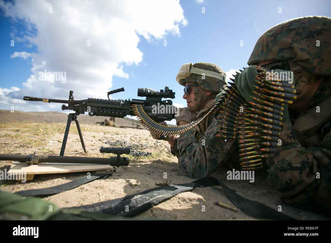 Sgt. Jose Mendoza, a systems administrator with the 11th Marine ...