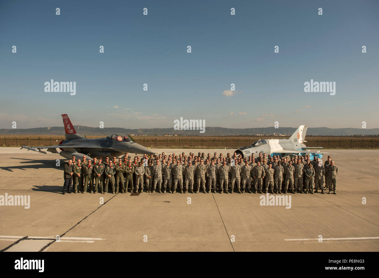 Members of the Alabama Air National Guard's 187th Fighter Wing pose for ...