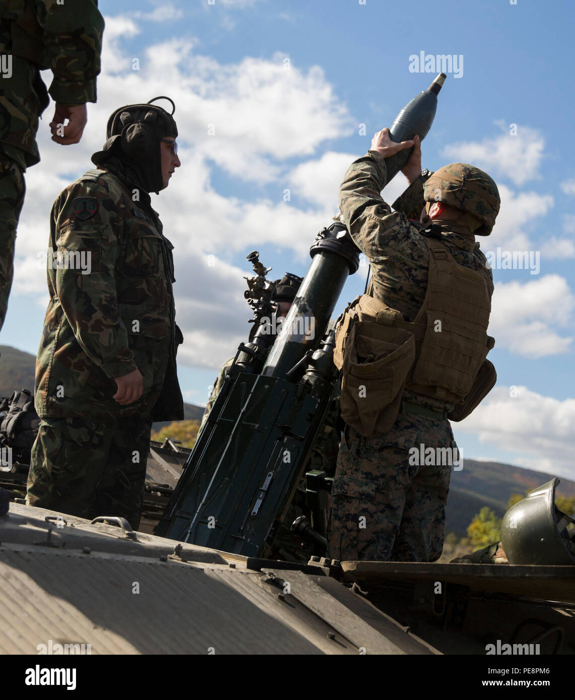 Bulgarian Armed Forces conduct indirect fire exercises with BMP-1s and ...
