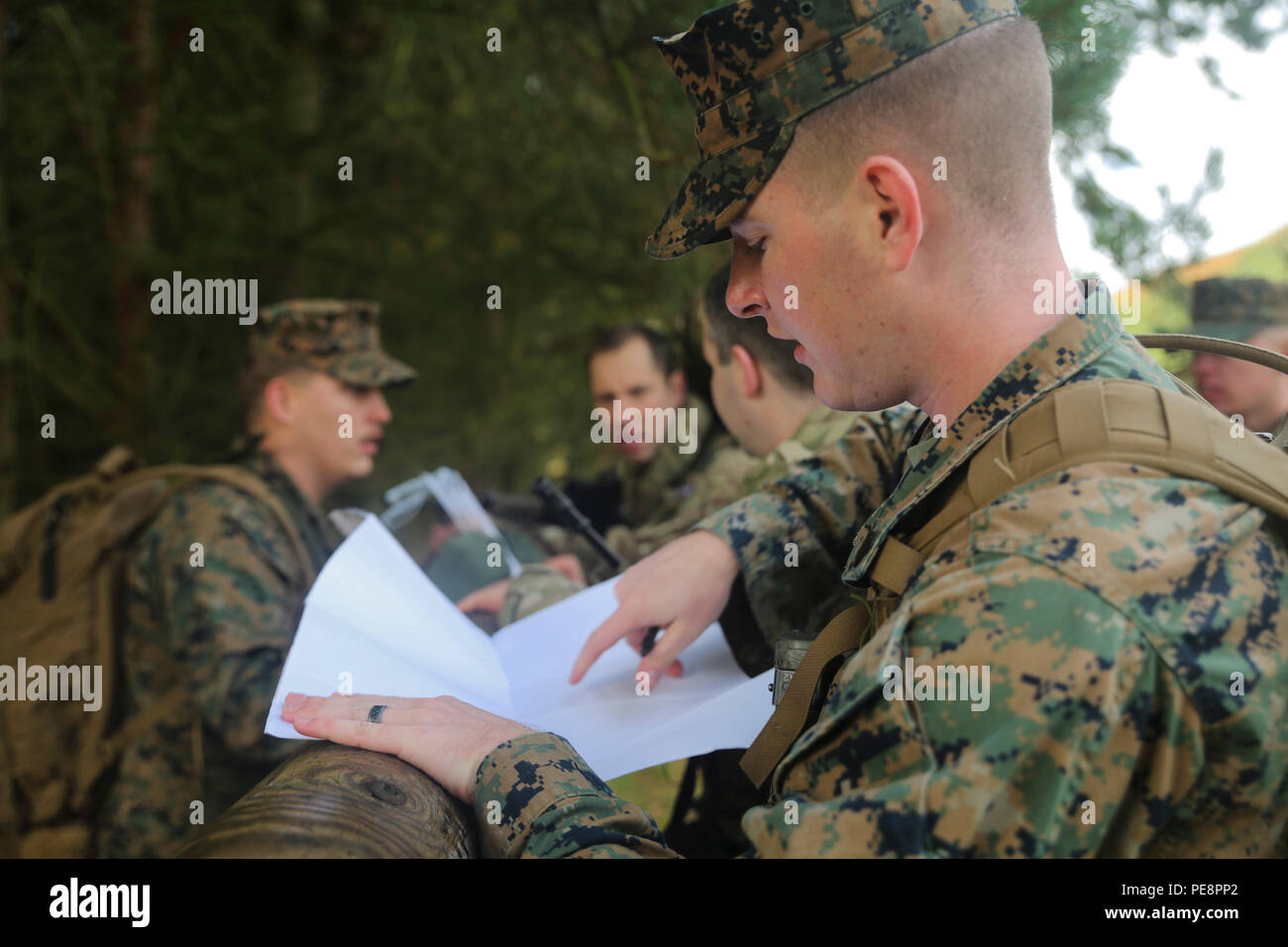 U.S. Marine Sgt. Kyle Bailey, an intelligence specialist with 2nd ...