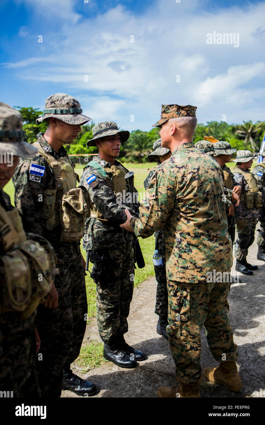 U.S. Marine Corps Lt. Col. David T. Hudak, commanding officer, Special ...