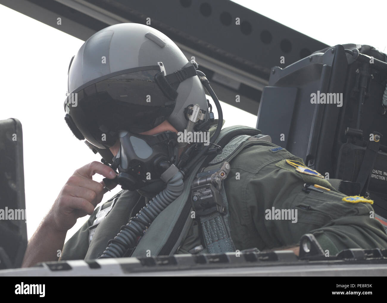 First Lt. Brady Amack, 95th Fighter Squadron F-22 Raptor pilot ...