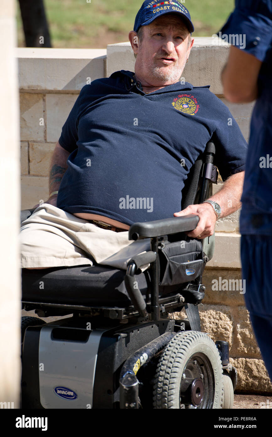 U.S. Coast Guard Vietnam veteran Gil “Frenchy” Benoit, sits in front of ...
