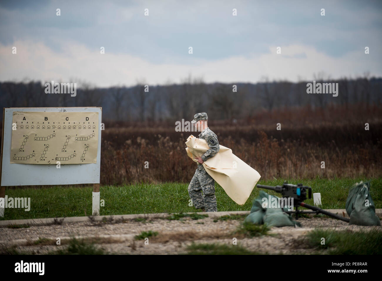 A U.S. Army Reserve Soldier with the 1st Battalion, 330th Infantry ...