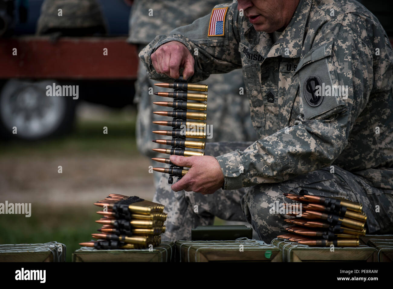 A U.S. Army Reserve Soldier with the 1st Battalion, 330th Infantry ...