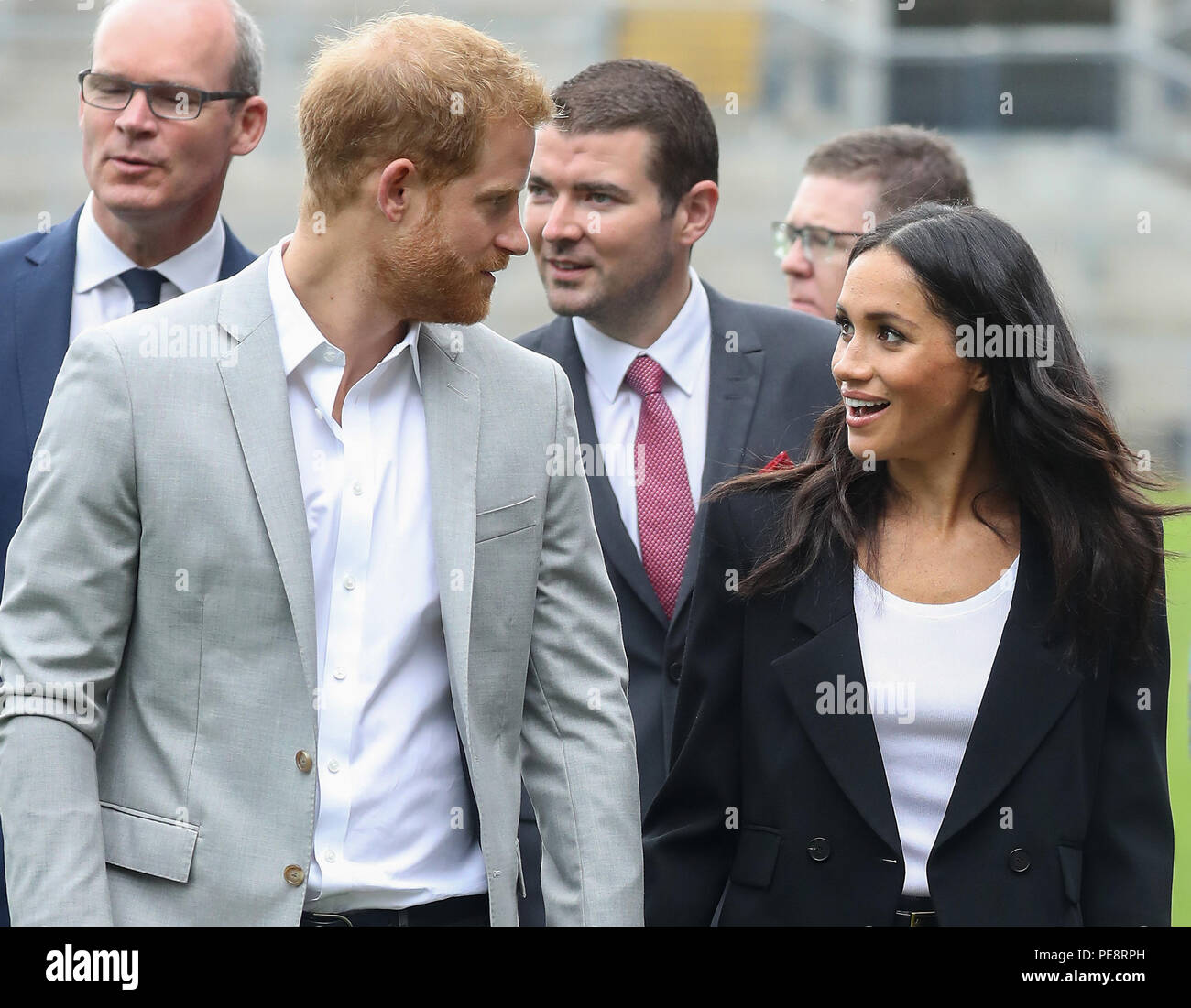The Duke and Duchess of Sussex visit Croke Park, home of the GAA,l ...