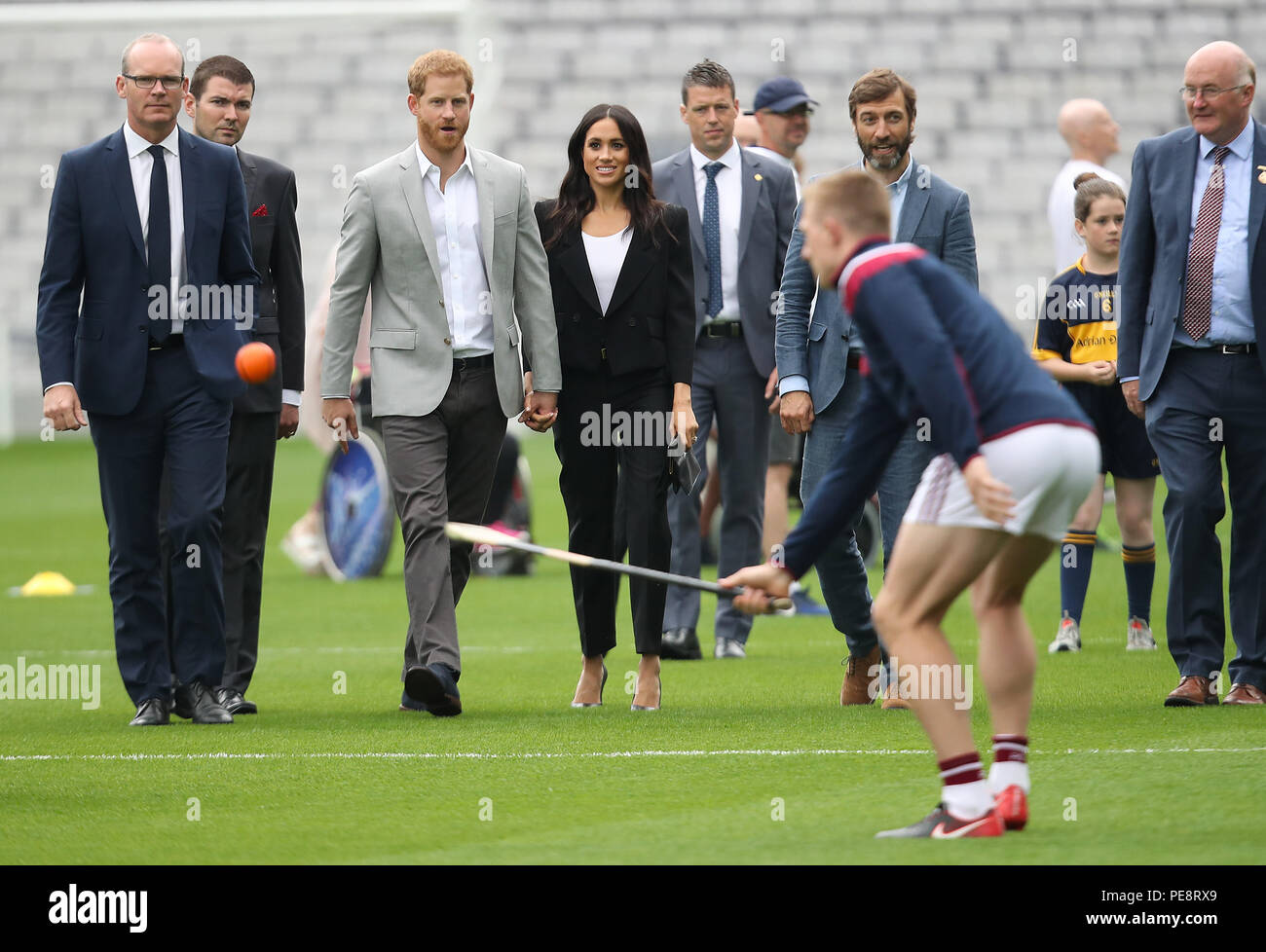 The Duke and Duchess of Sussex visit Croke Park, home of the GAA,l ...