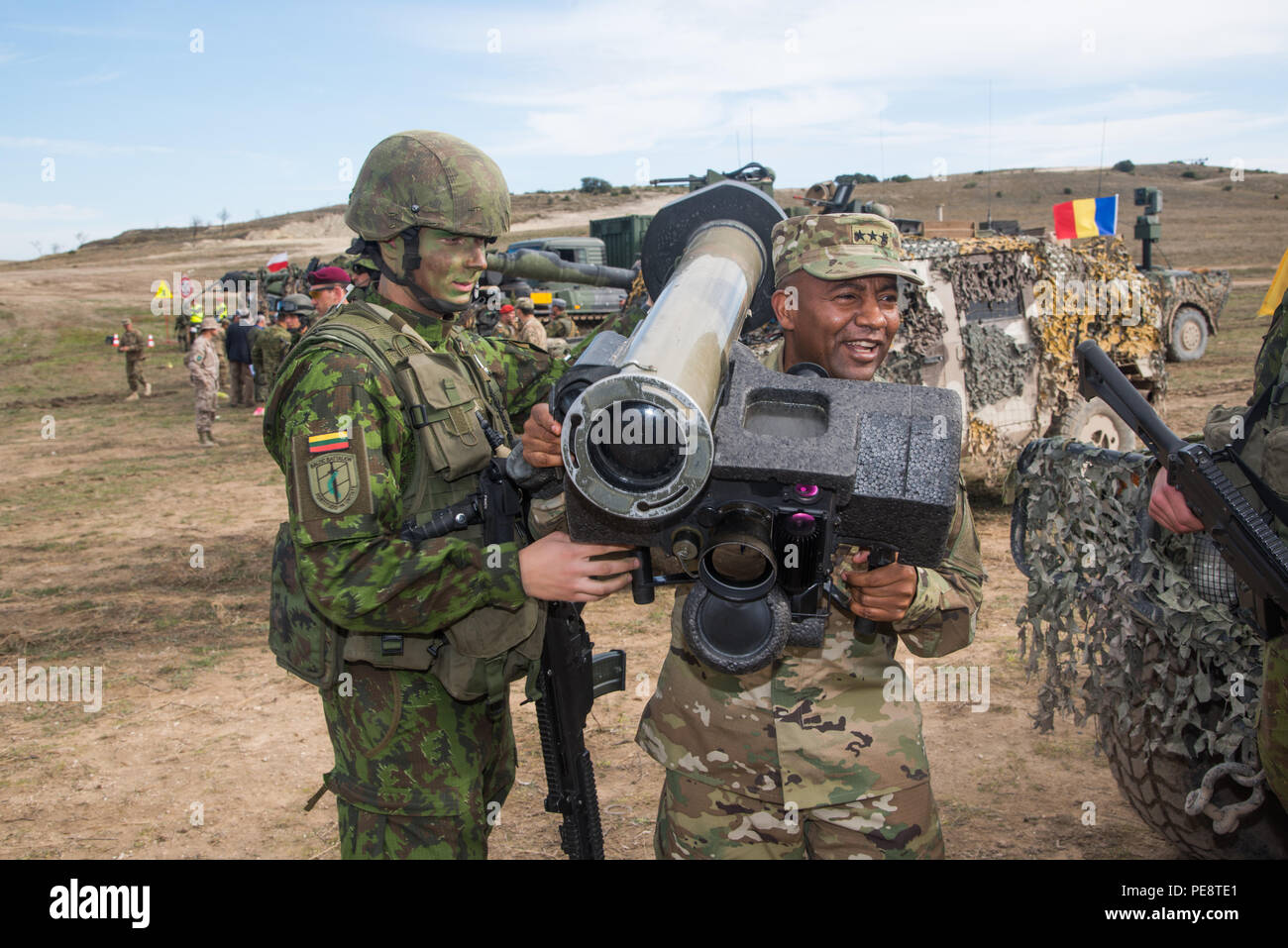 Lt. Gen. Robert S. Ferrell, Army Chief Information Officer/G-6, right ...