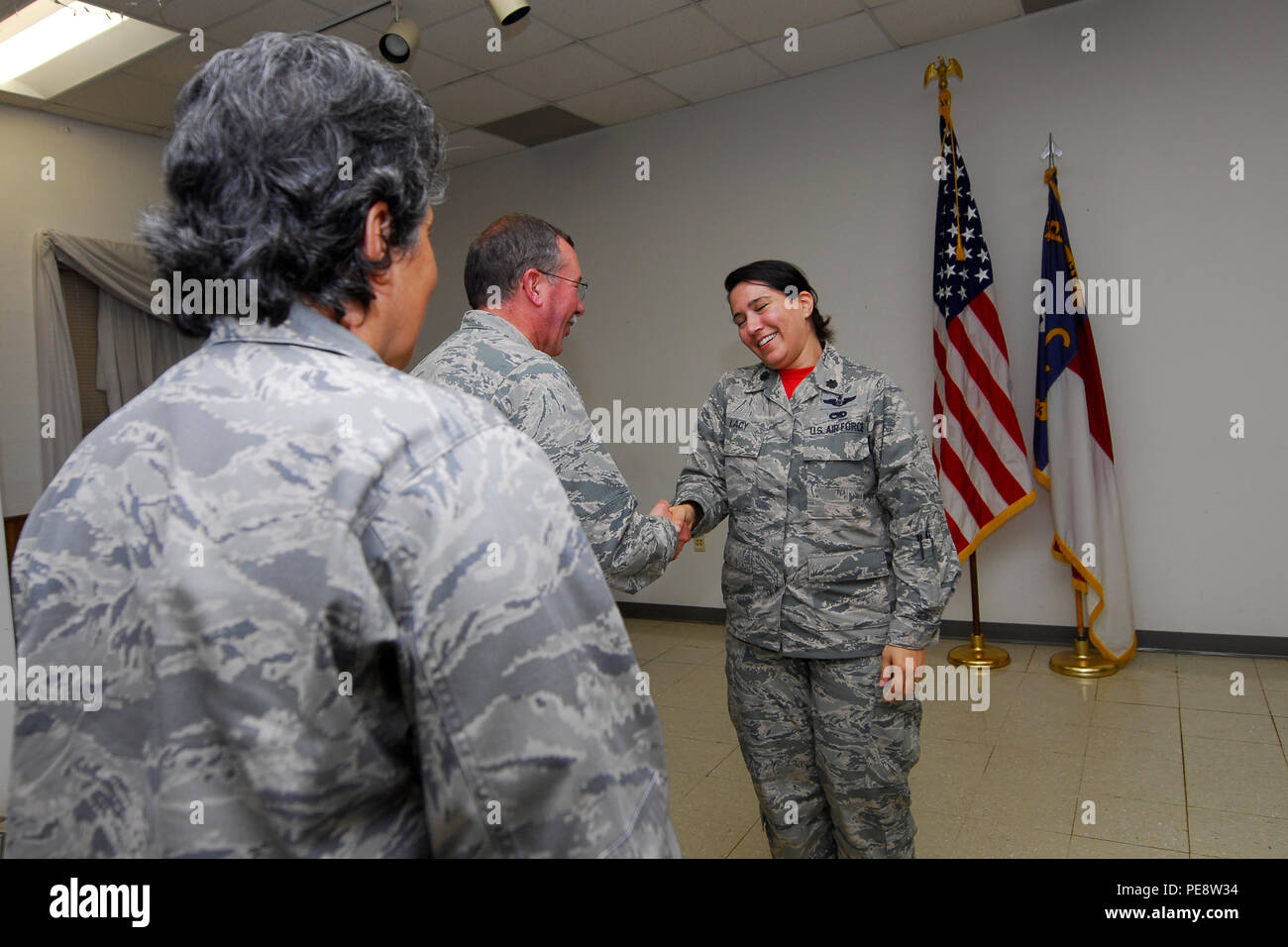 U.S. Air Force Col. Quincy Huneycutt, III, Vice Wing commander, 145th ...