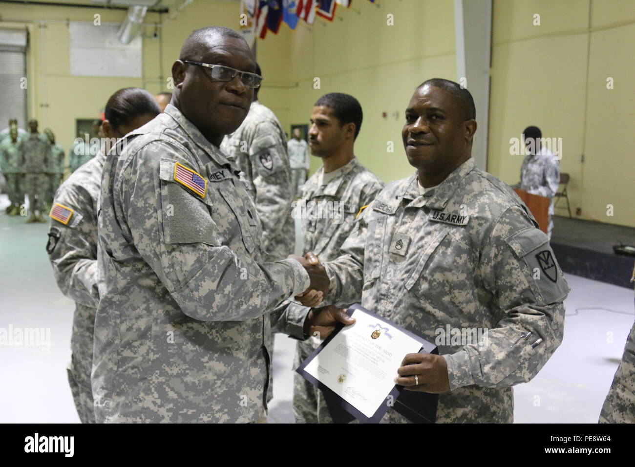 Staff Sgt. Darius George, a water treatment supervisor, 630th Quarter ...