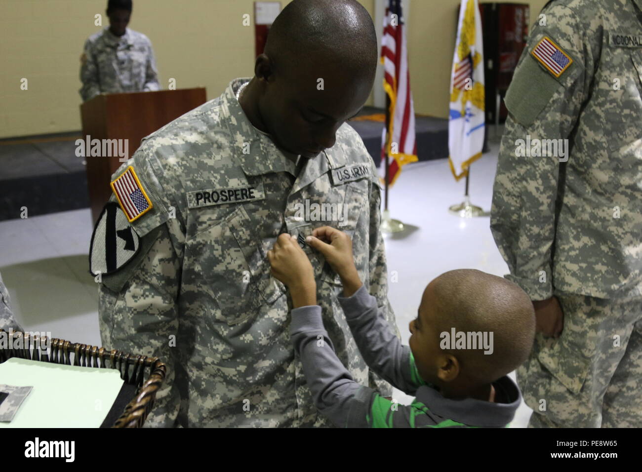 Sgt. Joshya Prospere, a light wheel mechanic, 651st Maintenance Company ...