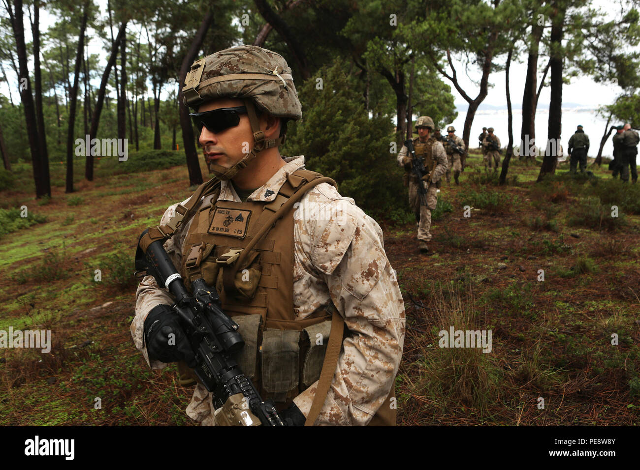 Marines from Portugal, England and the United States conduct a highly ...