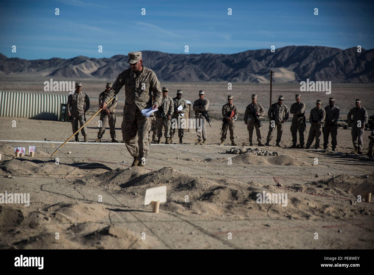 Lieutenant Col. Sean Wilson, operations officer with 8th Marine ...