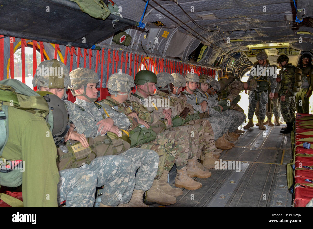 U.S. paratroopers with the 82nd Airborne Division and Canadian ...