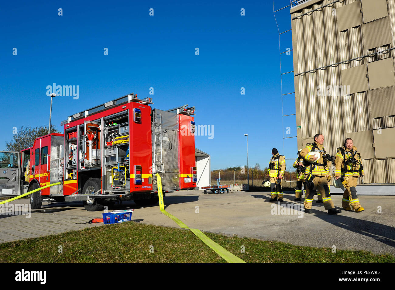 Civilian firefighters from U.S. Army Europe took part in their annual ...