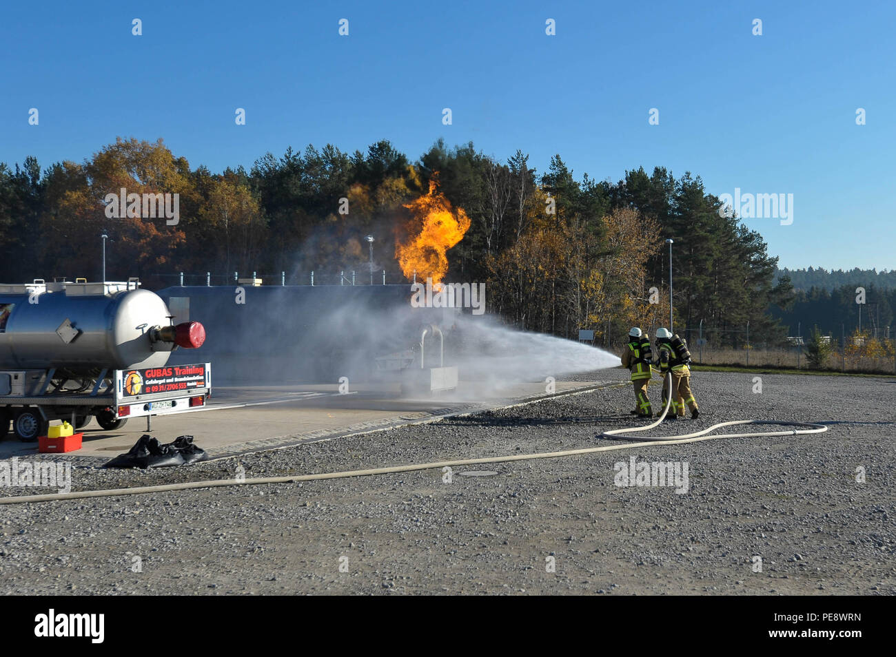 Civilian firefighters from U.S. Army Europe took part in their annual ...