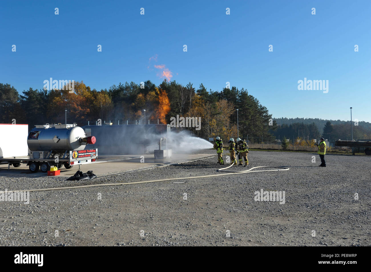 Civilian firefighters from U.S. Army Europe took part in their annual ...