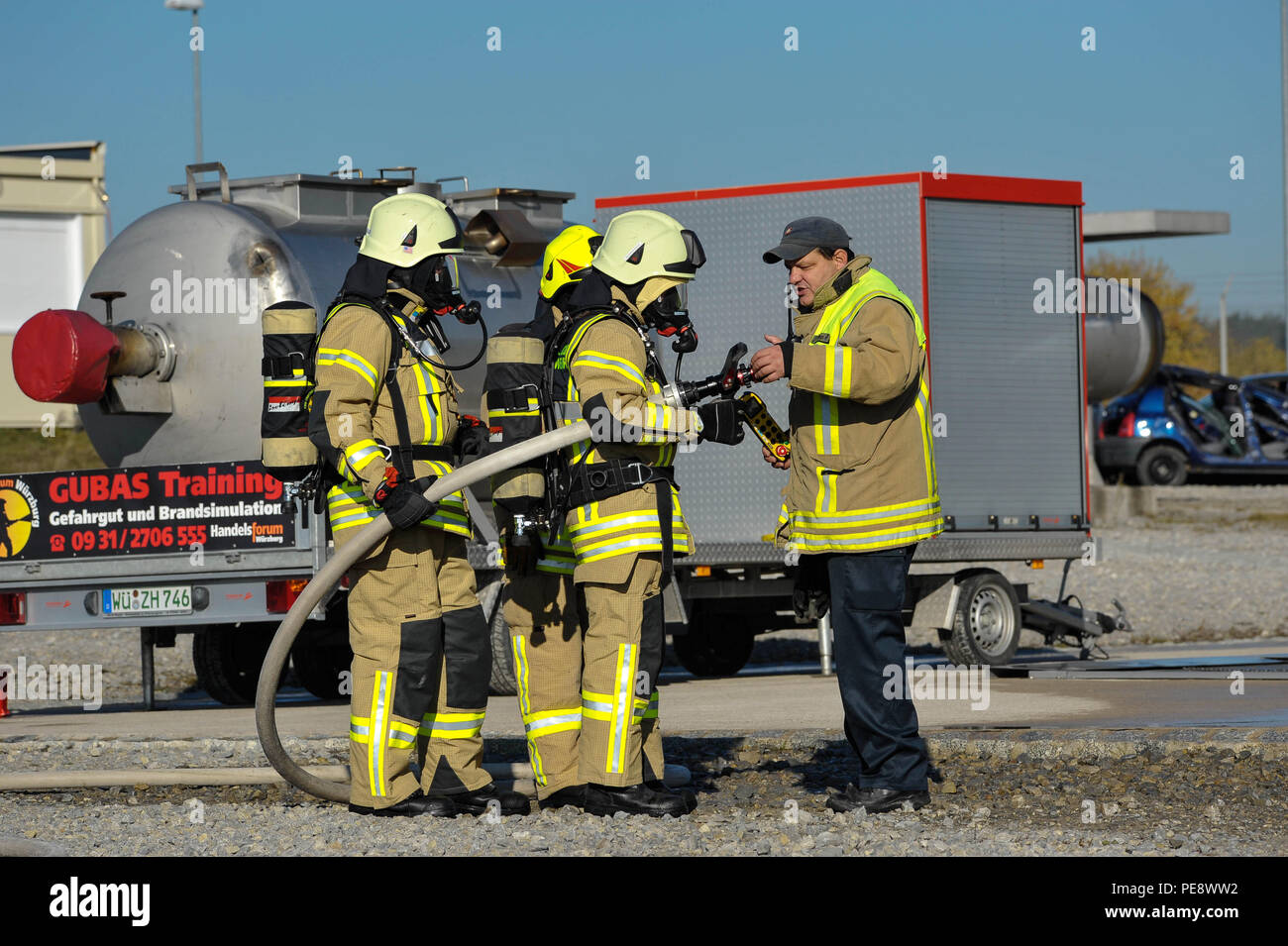 Civilian firefighters from U.S. Army Europe took part in their annual ...