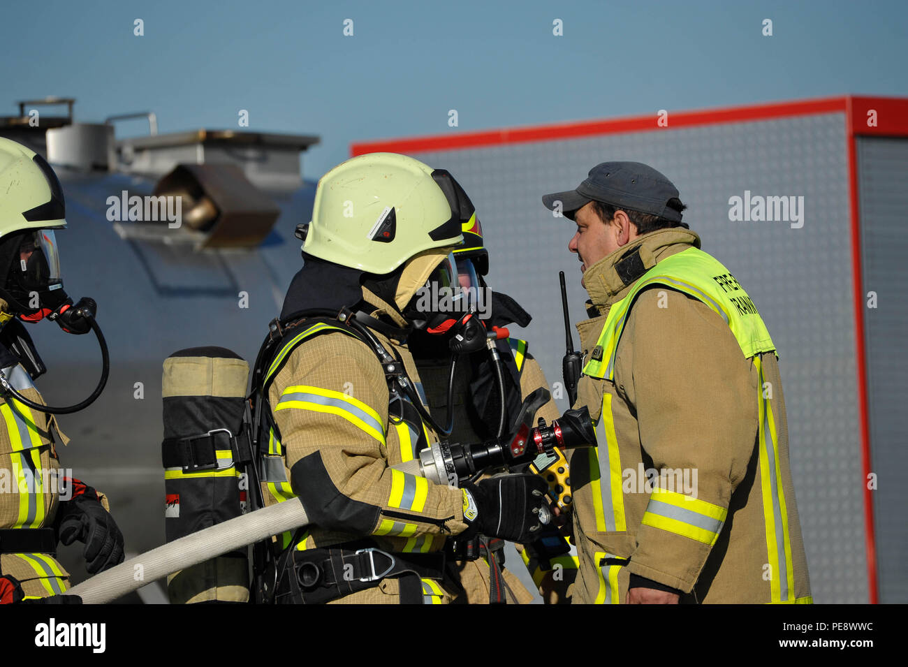 Civilian firefighters from U.S. Army Europe took part in their annual ...