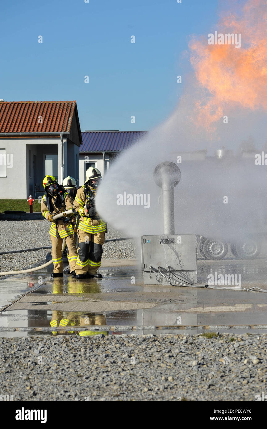 Firefighting training katterbach hi-res stock photography and images ...